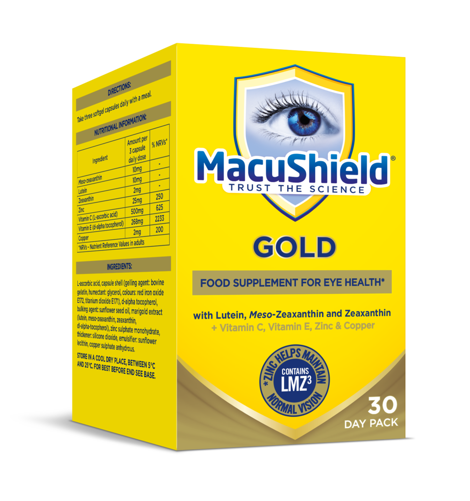 MacuShield GOLD 90 tbl | Doplnok stravy | Podpora zraku | iCMI